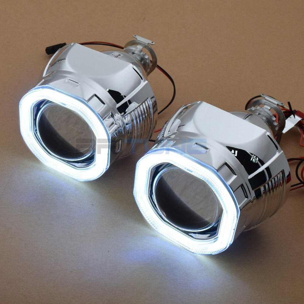 Britune Bi-xenon เลนส์โปรเจคเตอร์ 8.0 Angel Devil Eyes H4 H7 2.5 นิ้ว ...