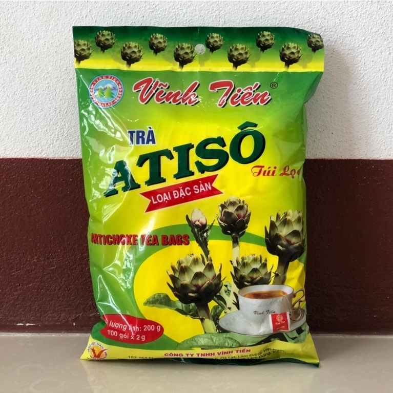 ชาอาร์ติโชค ชาเวียดนาม (ATISO TEA) ขนาด 200 กรัม (100ซอง*2กรัม) นำเข้า ...