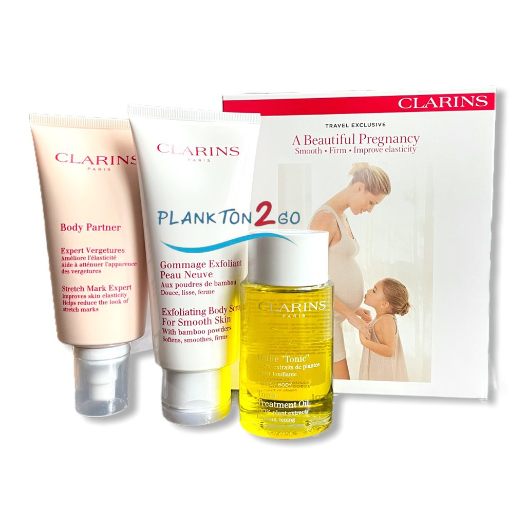 Clarins Pregnancy Beauty The Most Beautiful days of Life Set 3 ชิ้น ชุด ...