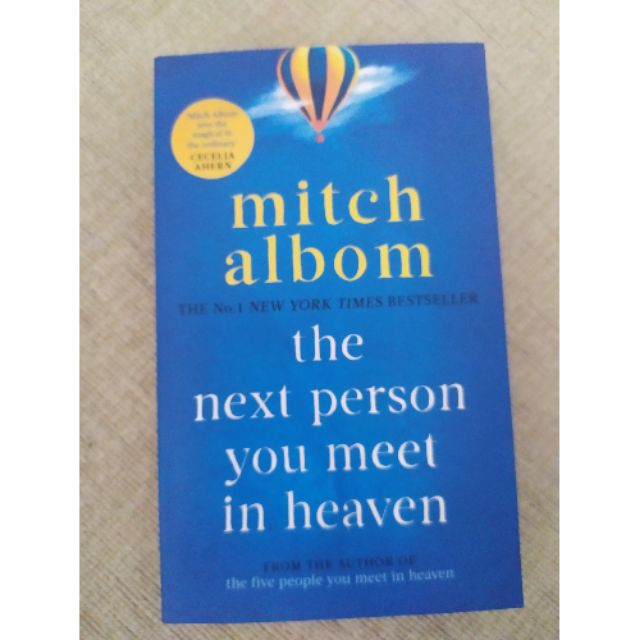 The next person you meet in heaven Mitch Albom หนังสือมือสองสภาพเหมือน ...