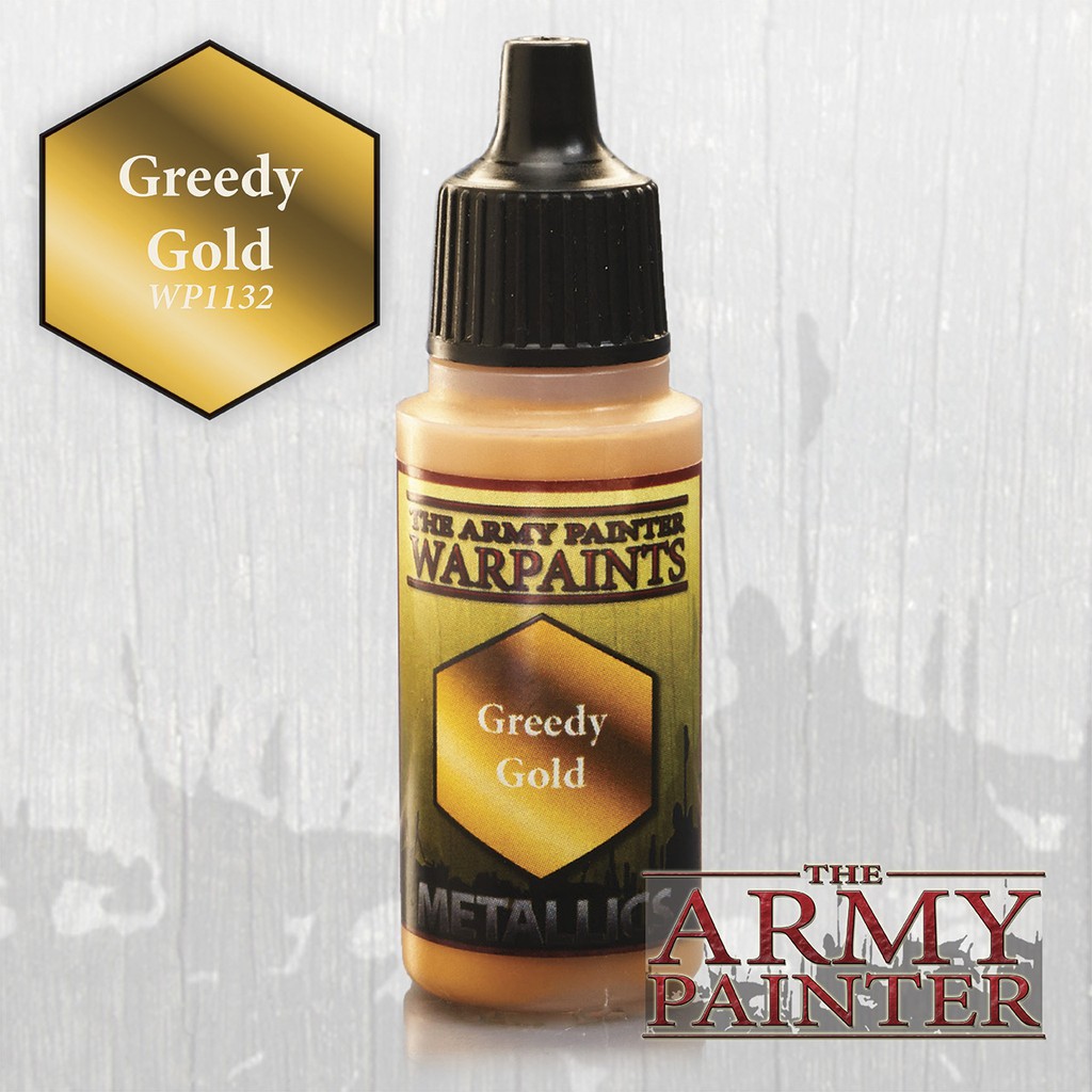 [Paint] Army Painter: Greedy Gold สีทาโมเดล สีอะคริลิค สูตรน้ำ | Shopee ...