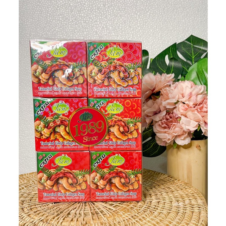 สบู่แจม JAM Soap ขนาด 65 กรัม รวมสูตร 1 แพ็ค 12 ก้อน **พร้อมส่งทุกสูตร ...