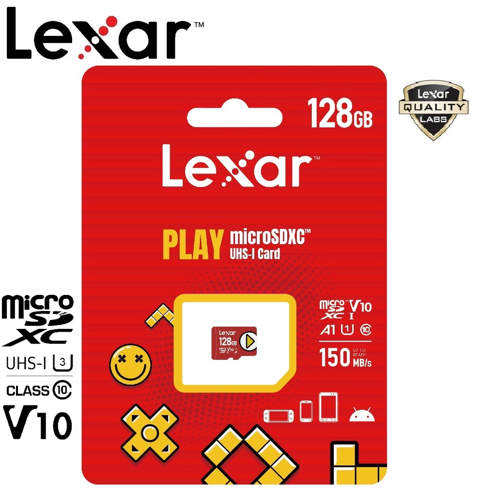 Lexar Play 128GB Micro SDXC 1000x (150MB/s) | Shopee Thailand