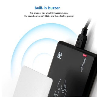 เครื่องอ่านบัตร RFID Reader USB Port NFC IC 13.56MHz S50 S70 Card ...