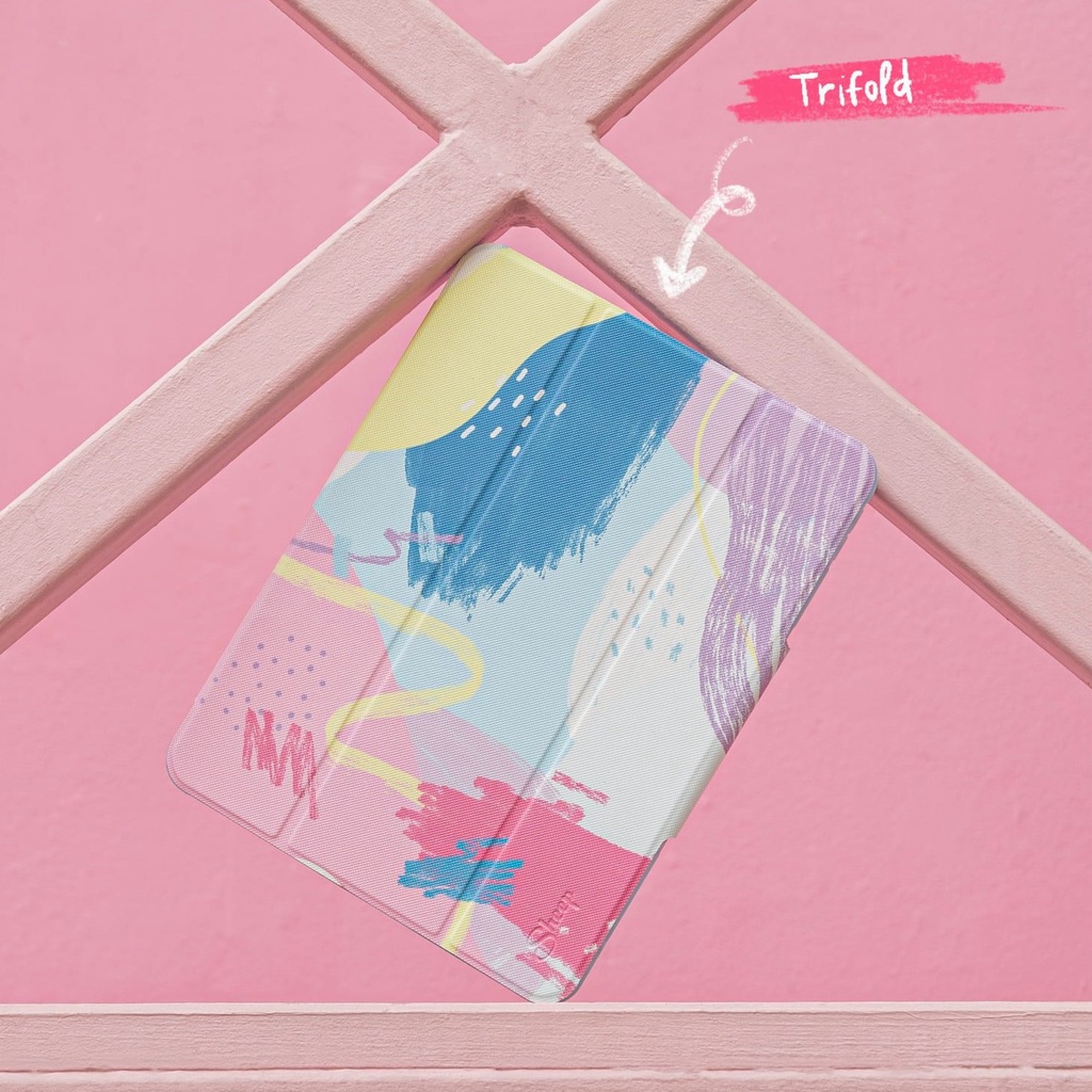 [Origami/Trifold ลาย Unicorn] เคสสำหรับไอแพด 9.7 gen6/10.5/10.2 gen7 ...