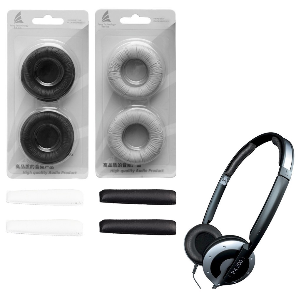 เบาะหูฟังสํารองเปลี่ยนสําหรับ sennheiser px 100 px 200 px 80 headphone ...