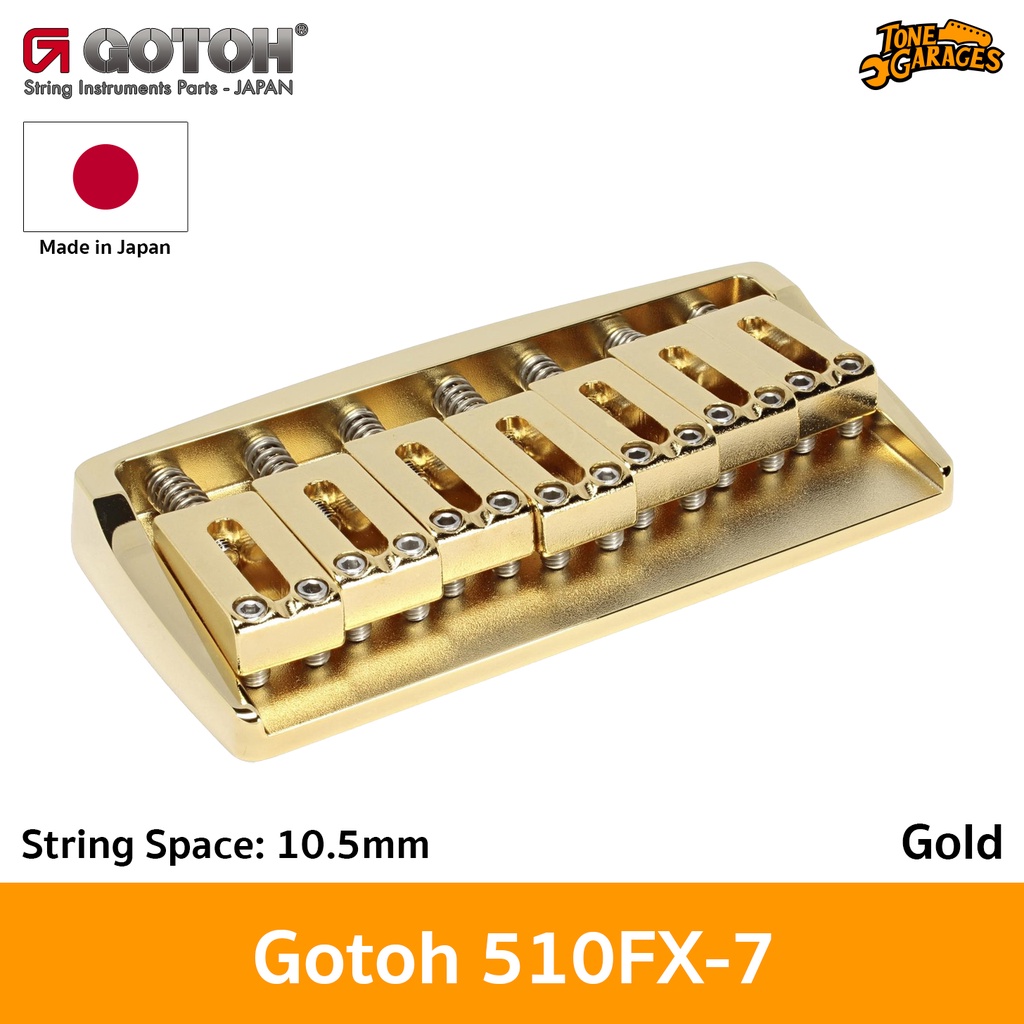 Gotoh 510FX-7 7 String Fixed Bridge บริดจ์ หย่อง กีต้าร์ไฟฟ้า 7 สาย ...