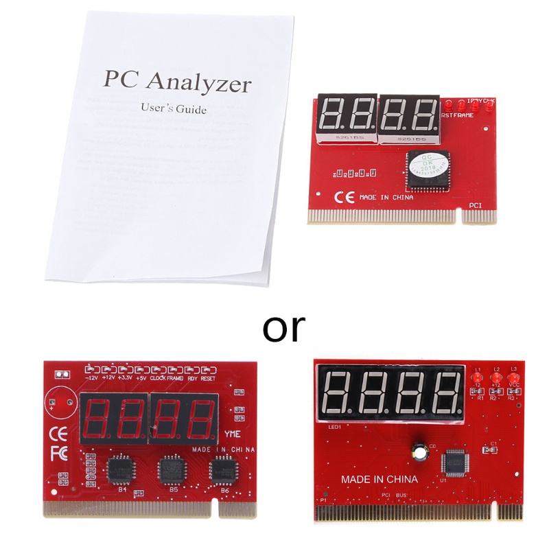 Yml3 ใหม่ เมนบอร์ดการ์ดทดสอบ PCI POST LED 4 หลัก สําหรับคอมพิวเตอร์ PC ...