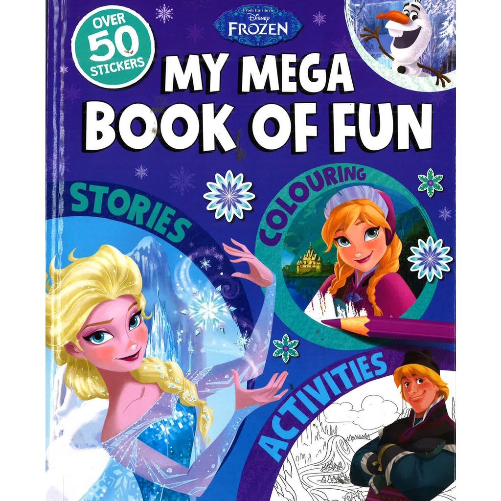 BBW หนังสือ *Disney Frozen: My Mega Book Of Fun ISBN: 9781788108379 ...