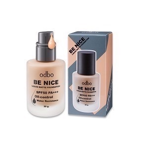 Odbo Be Nice Liquid Matte Foundation SPF50 PA+++ #OD440 : โอดีบีโอ รองพื้น x 1 ชิ้น ...