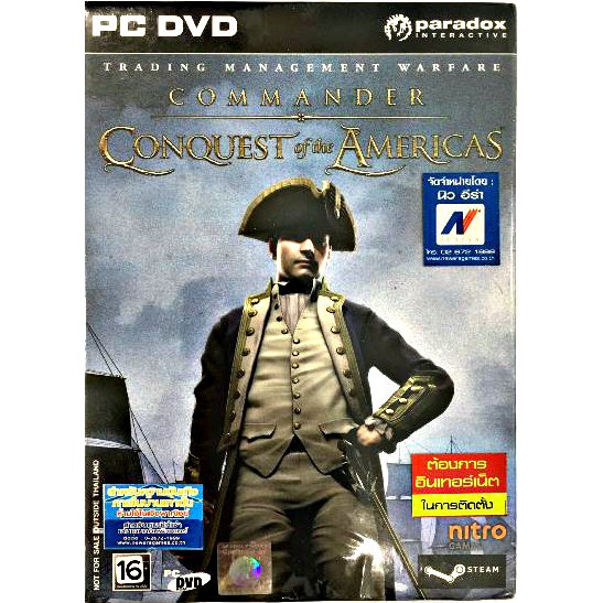 Commander conquest of the americas PC GAME แผ่นเกมแท้ มือ1 ของใหม่ในซีล ...