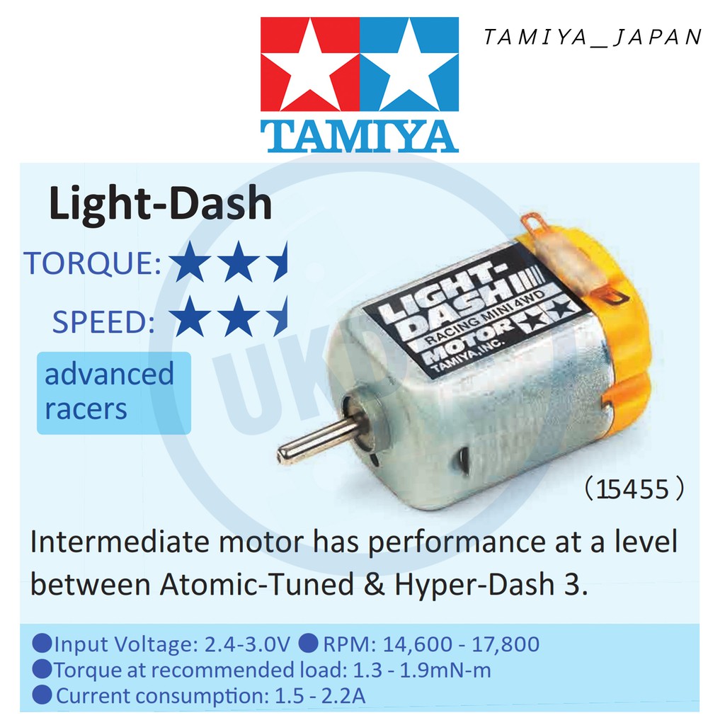 TAMIYA 15455 มอเตอร์ รถแข่ง ทามิย่า JAPAN แท้ LIGHT-DASH MOTOR ใช้กับ ...