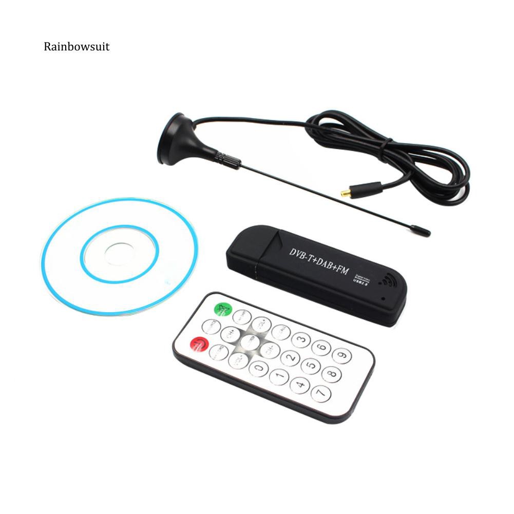 RB 】 Stick TV Tuner Digital USB 2.0 DVB-T + DAB + FM RTL2832 R820T2 SDR RTL-SDR | Shopee Thailand