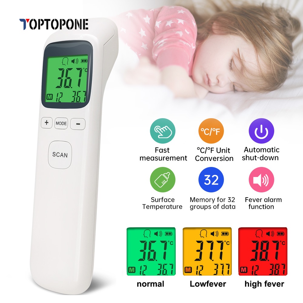 🔥พร้อมส่ง🔥CK-T1502 CK-1803 เครื่องวัดไข้ดิจิตอล แบบอินฟราเรด ที่วัดไข้ ...