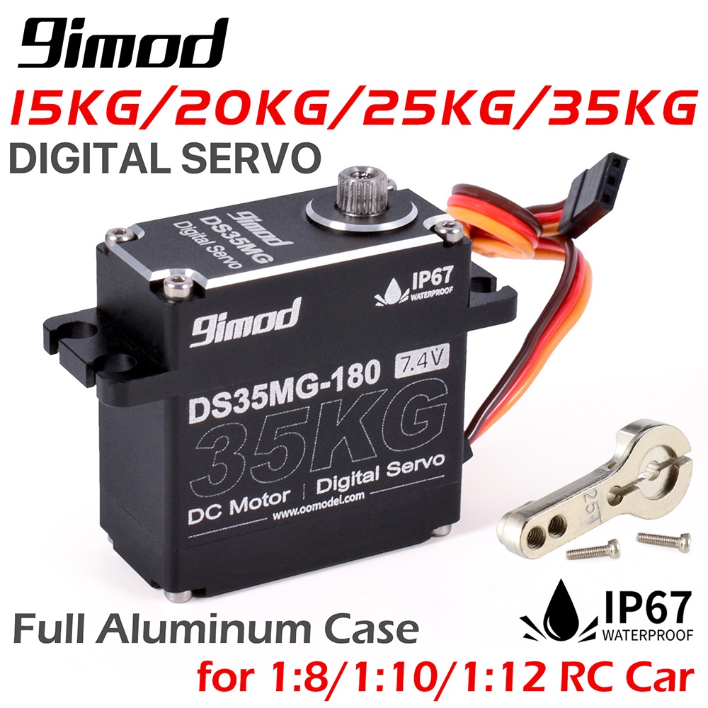 9imod Metal Gear Digital Servo Waterproof High Torque Metal Gear ...