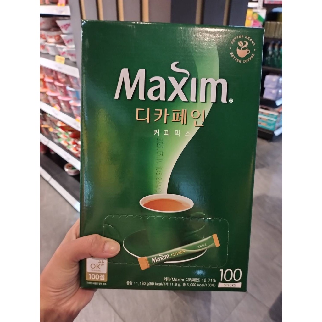 กาแฟ 3 in 1 Maxim Original 100T / Maxim Decaffeinated 100T / Maxim ...