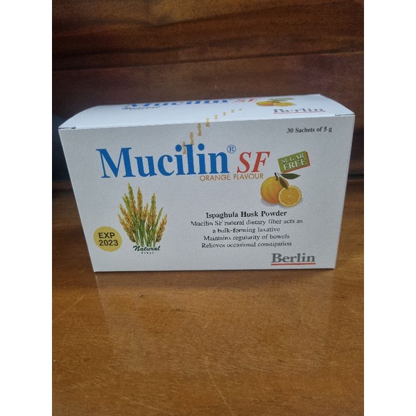 Mucilin มิวซิลิน ไฟเบอร์ รสส้ม 30 ซอง | Shopee Thailand
