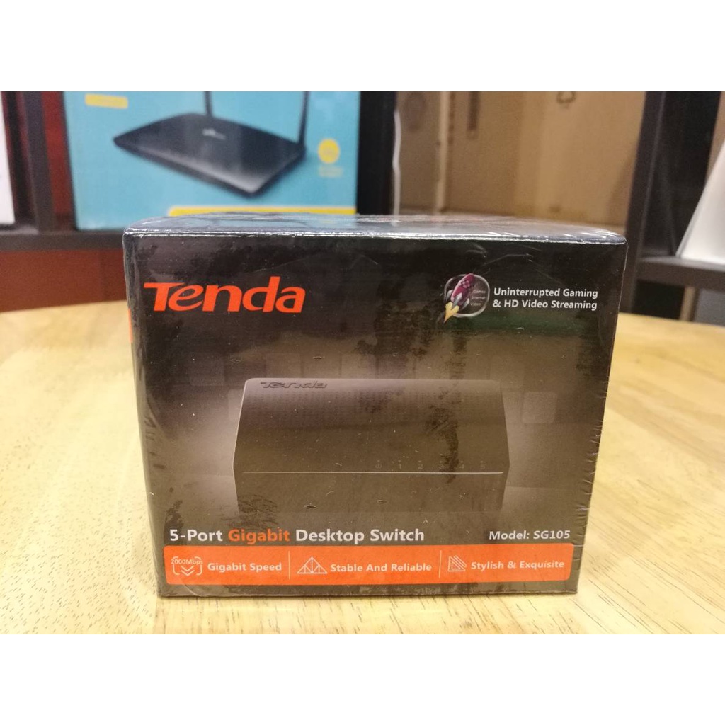 TENDA SG105 5-Port Gigabit Desktop Switch (สินค้ารับประกันศูนย์ 5 ปี ...