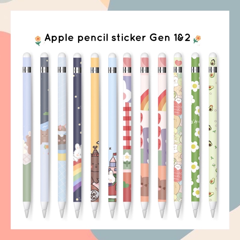Apple pencil sticker for Gen 1&2 สติกเกอร์ปากกา ipad [ลายที่ 50-54 ...