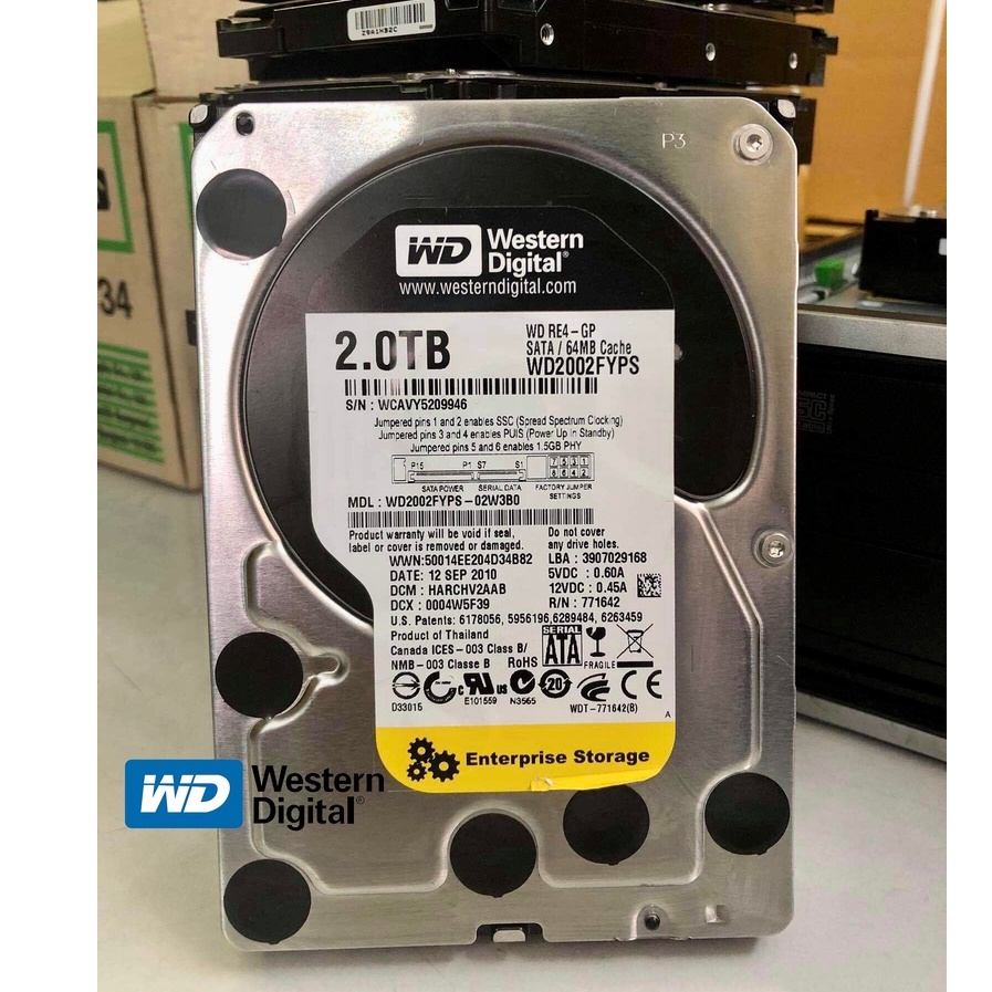 (ฮาร์ดดิสก์) HDD WD 2T 3T 4T 5T 6T 8T มือสองเน้นใช้งาน | Shopee Thailand