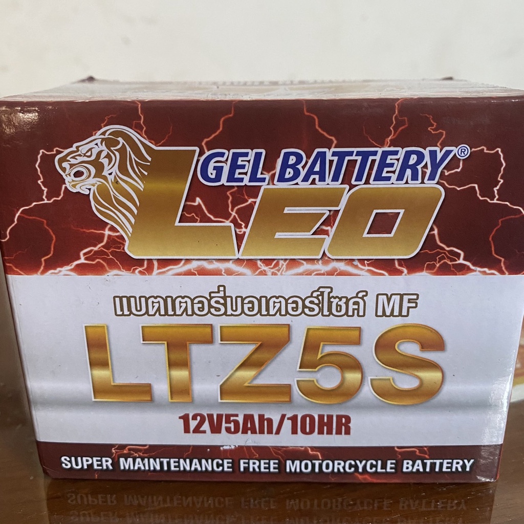 LEO LTZ5S (12V 5Ah) แบตเตอรี่มอเตอร์ไซค์ Leo Battery MSX,CLICKi,SCOOPYi ...