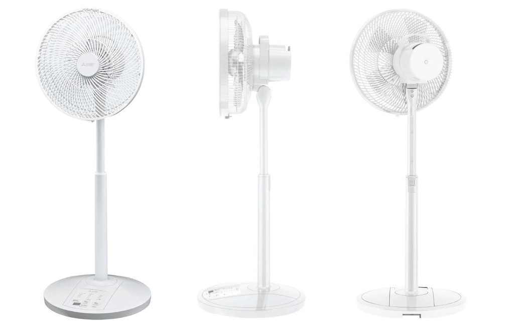 MITSUBISHI ELECTRIC พัดลม ตั้งพื้นกึ่งตั้งโต๊ะ R12A-HRB (12-8101-0096 ...