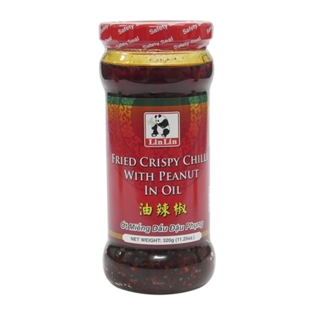 พริกบดในน้ำมันถั่วเหลือง หลิน หลิน 320กรัม (Lin Lin - Fried Chilli with ...