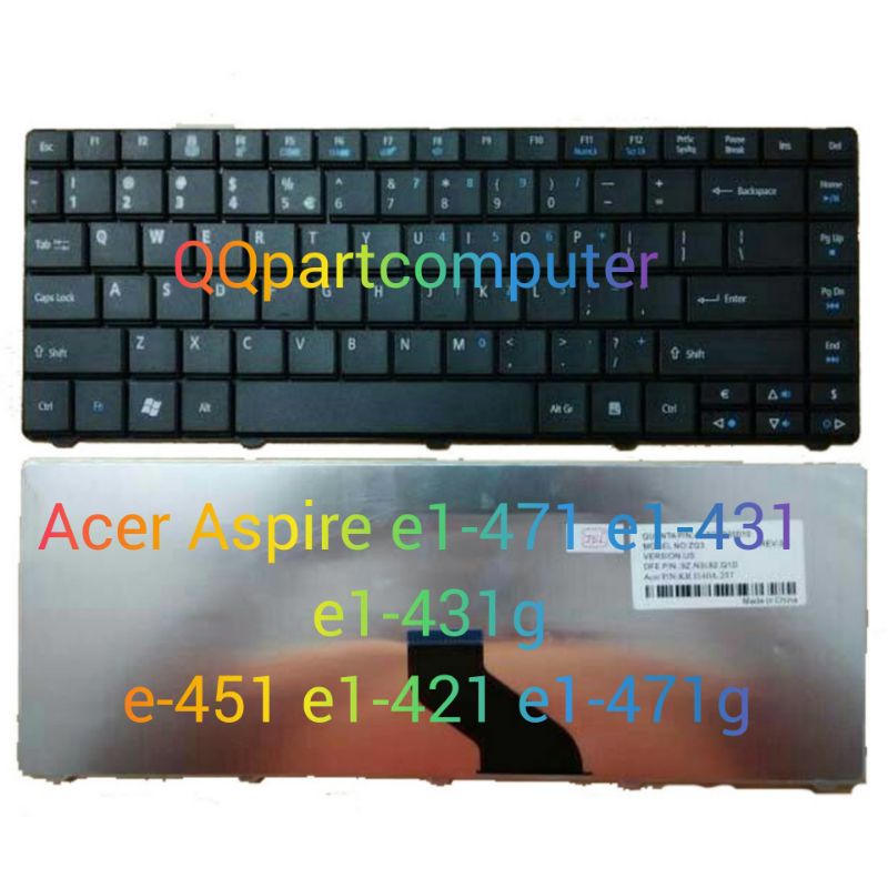 คีย์บอร์ด Acer Aspire e1-471 e1-431 e1-431g e-451 e1-421 e1-471g | Shopee Thailand