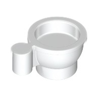 [765] ชิ้นส่วนเลโก้ Lego Part Minifigure, Utensil Tea Cup (38014) ราคา ...