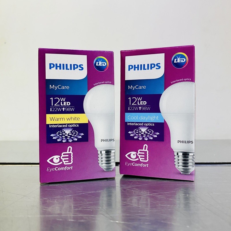 PHILIPS หลอด LED BULB 12W E27 myCare | Shopee Thailand