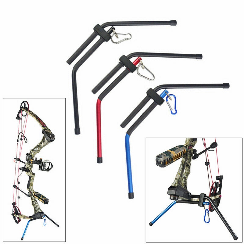 Compound Bow Stand Holder อลูมิเนียมยิงธนูสนับสนุนแร็คเป้าหมายล่าสัตว์ ...