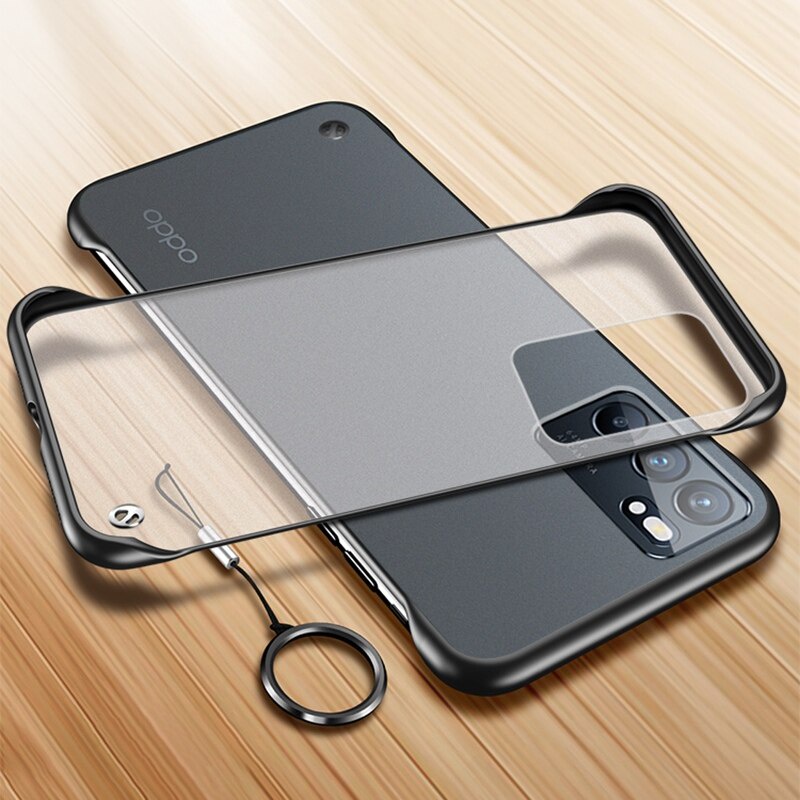 เคสโทรศัพท์มือถือแบบไร้กรอบสําหรับ Oppo Reno 3 4 5 6 Pro Plus Find X2
