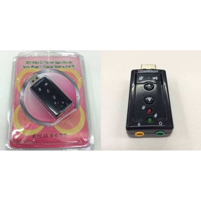 อะแดปเตอร์การ์ดเสียง USB 2.0 3D Virtual 12Mbps External 7.1 Channel Audio Sound Card Adapter ...
