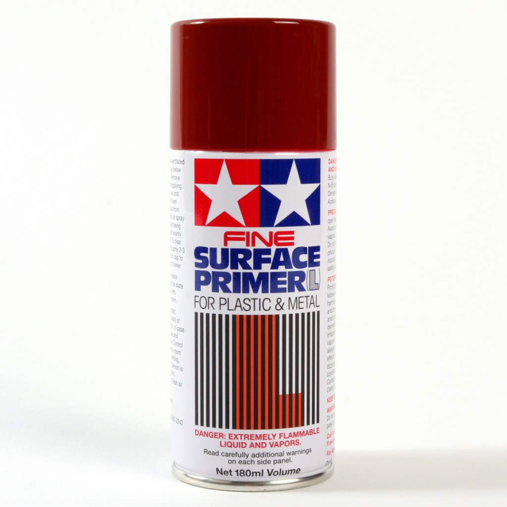 TAMIYA 87160 FINE SURFACE PRIMER L FOR PLASTIC & METAL (OXIDE RED ...