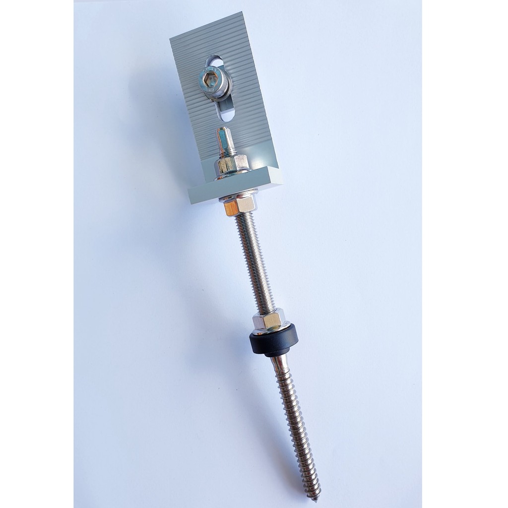 L Feet with stud Bolt อุปกรณ์ติดตั้งแผงโซล่าเซลล์ Solar cell สำหรับตัว ...