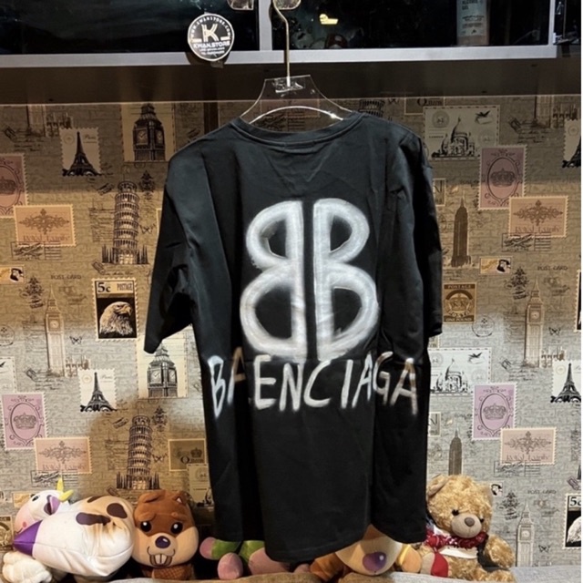 B Balen BB Spary logo Tshirt (ไซส์ S พร้อมส่ง) บาเลน โลโก้คอสเปร์ย บา ...