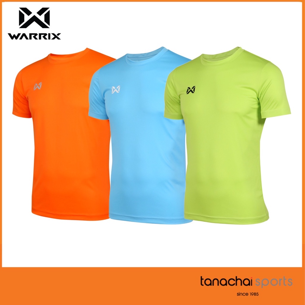[สีใหม่ ของพร้อมส่ง]WARRIX WA-FBA571 BASIC ONE เสื้อกีฬาคอกลม ของแท้ 100% | Shopee Thailand