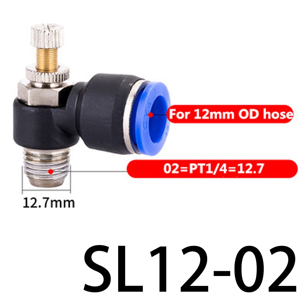 วาล์วคันเร่งนิวเมติก SL4-M5 6-01 8-02 10-03 12 | Shopee Thailand