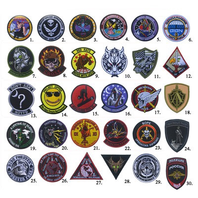 New Quality Embroidery Velcro Armband Badge Custom Made Large Number of ...