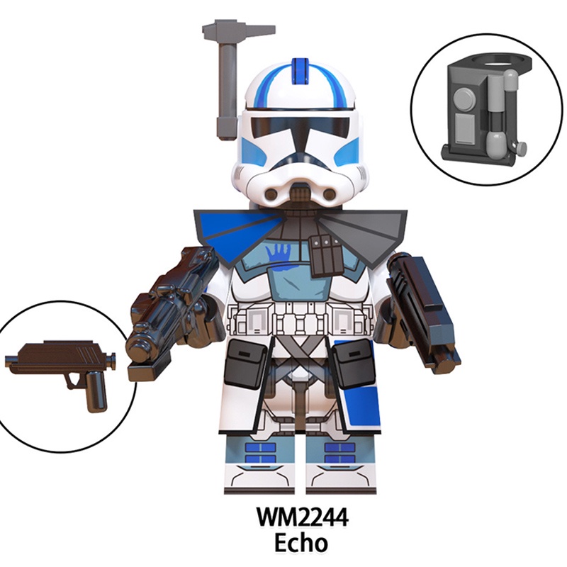 ฟิกเกอร์ Echo Minifigures ARC Clone Trooper Space Wars ของเล่นสําหรับ ...