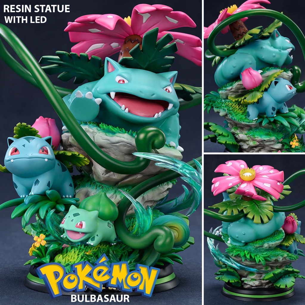 Figure MFC Studio Pokemon of Bulbasaur Fushigidane โปเกมอน อีโวลูชัน ฟุชิงิดาเนะ บัลบาซอร์ Resin ...