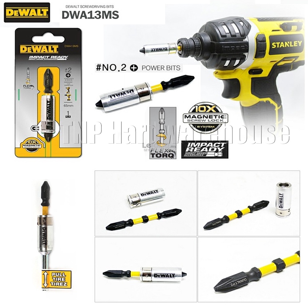 DeWALT DWA13MS ดอกไขควง แม่เหล็ก Dewalt | Shopee Thailand