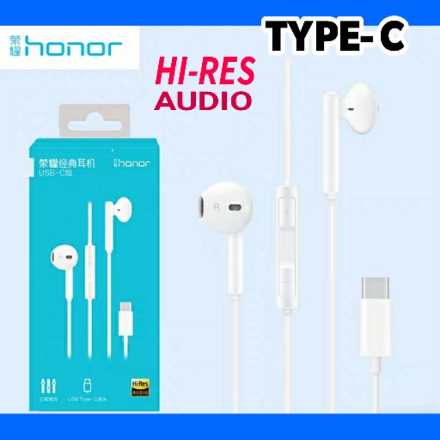 HONOR Type-C earphone (Hi-Res) หูฟัง | Shopee Thailand