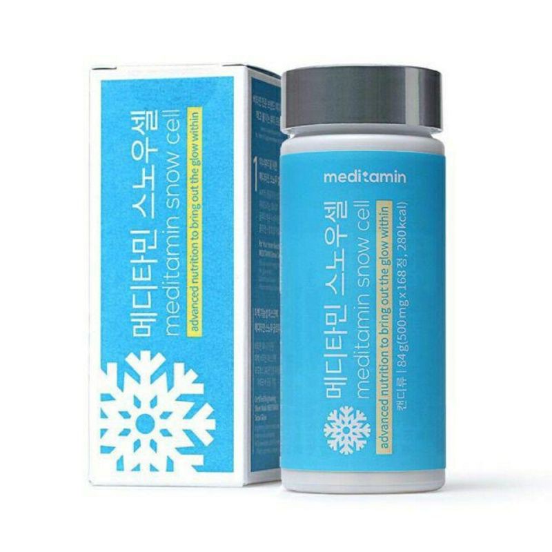Meditamin Snow Cell วิตามินผิวขาว ผิวเงาโกลว์วิตามิน เพื่อผิวขาวแบบ ...