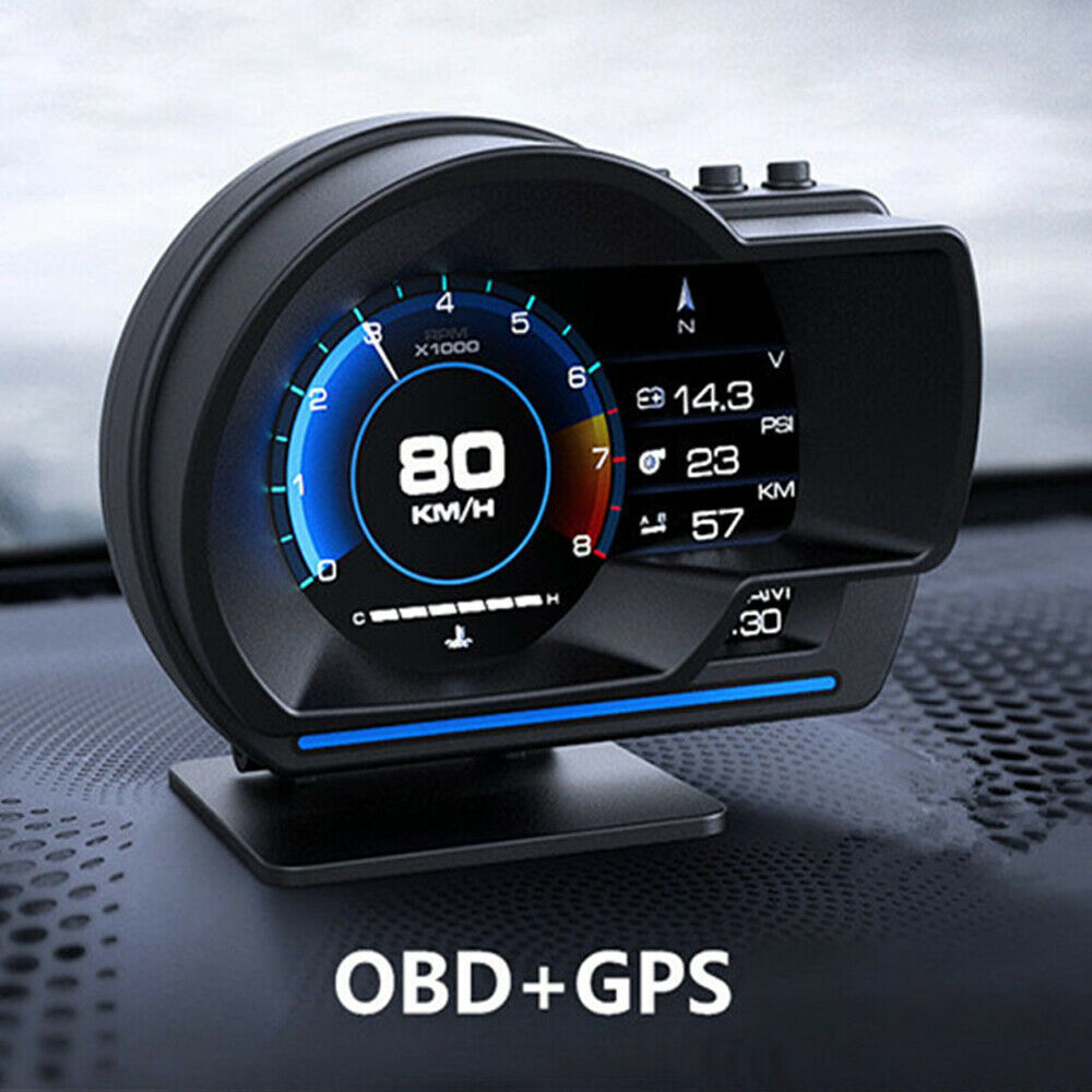 OBD2 สมาร์ทเกจ Smart Gauge Digital Meter/Display P6 Plus + GPS ของ ง่ายในการใช้งาน (พร้อมจัดส่ง ...