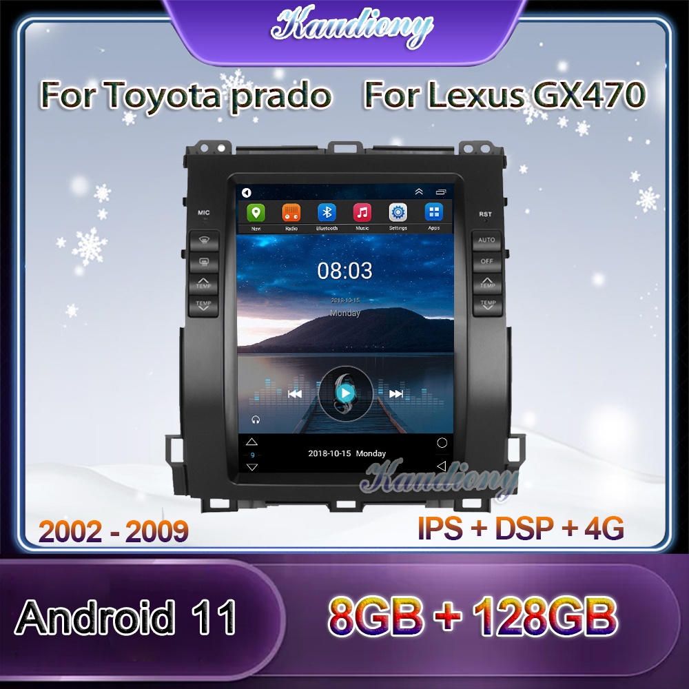 Tesla อุปกรณ์เสริมKaudiony 10.4" Tesla Style Android 10.0 For Toyota ...