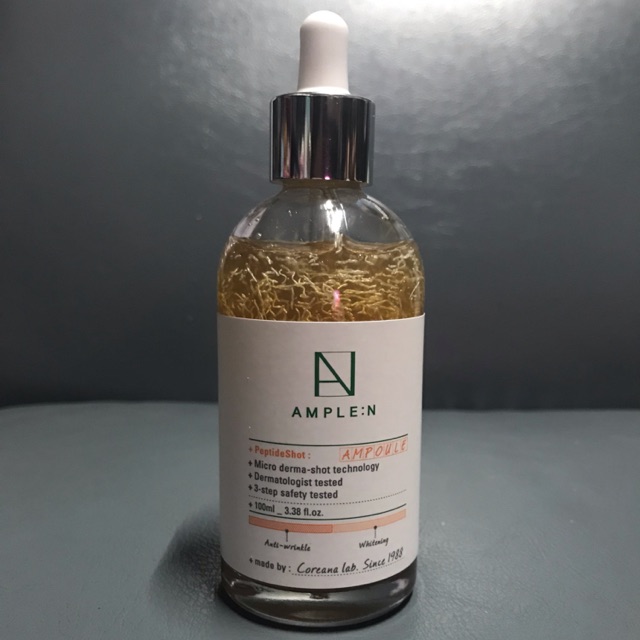 COREANA: AMPLE N เซรั่มสูตรเปปไทด์ PEPTIDE SHOT AMPOULE (100ML ...