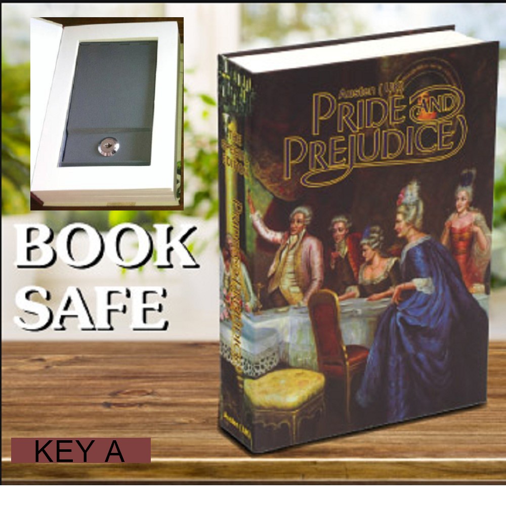 Treny Secret Safety Box Book Safe Passcode Hidden Storage Anti Theft ...