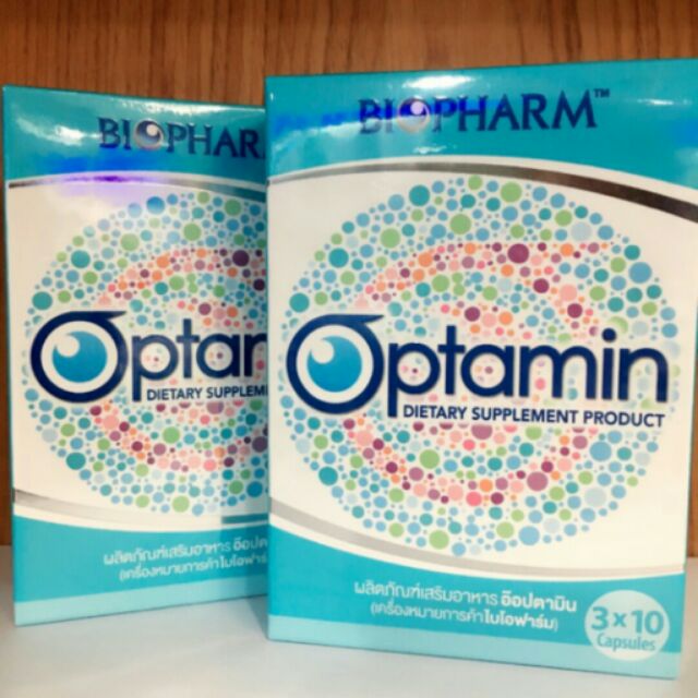 อ่านก่อนซื้อ optamin 30's บำรุงสายตา ตาพร่า ตามัว น้ำตาไหล | Shopee ...
