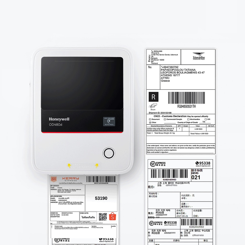 HoneyWell Direct thermal printer pos for mac Linux แท้ Barcode Label ...